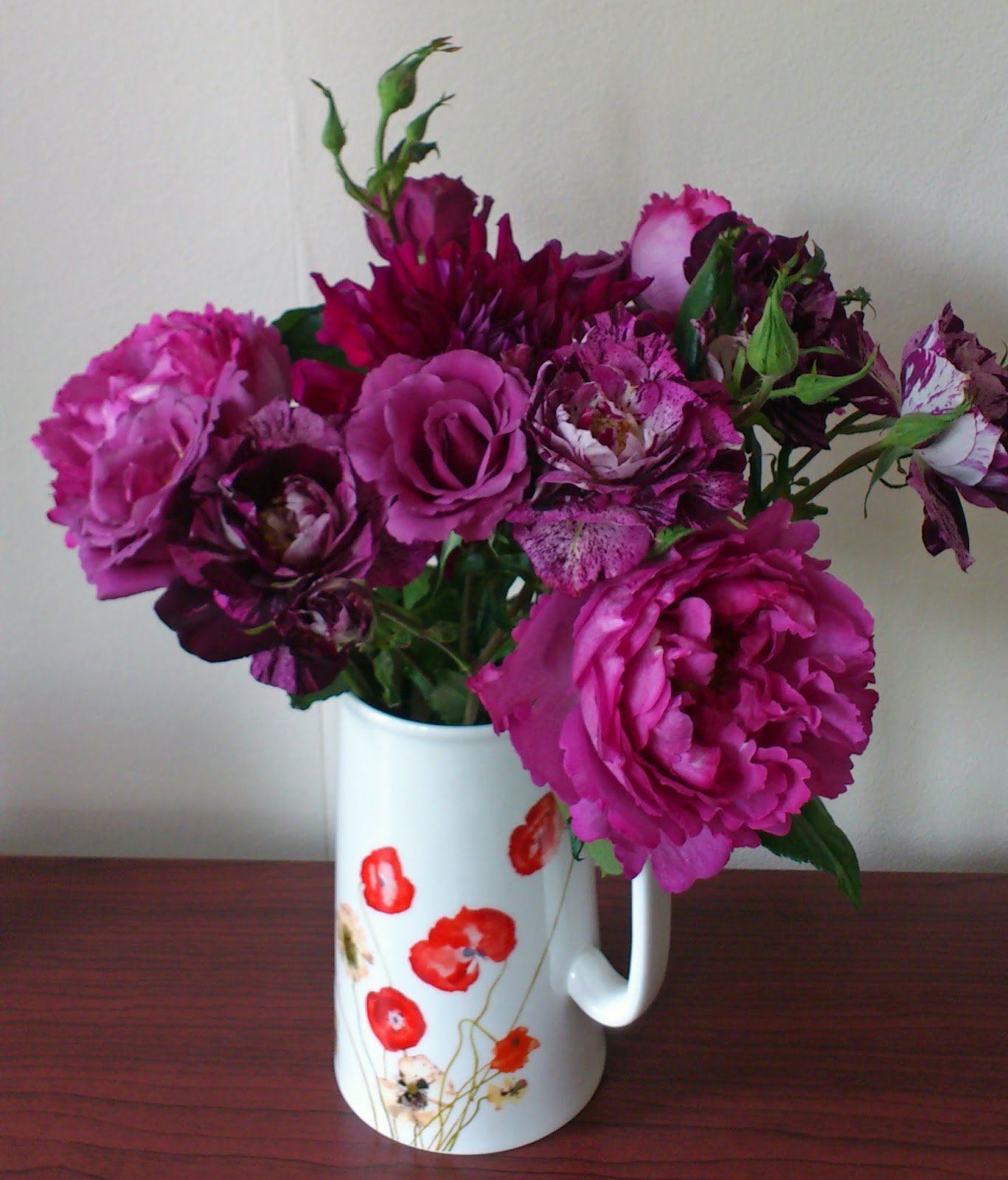 Flowers by Shamini: Not-so-flat flowers