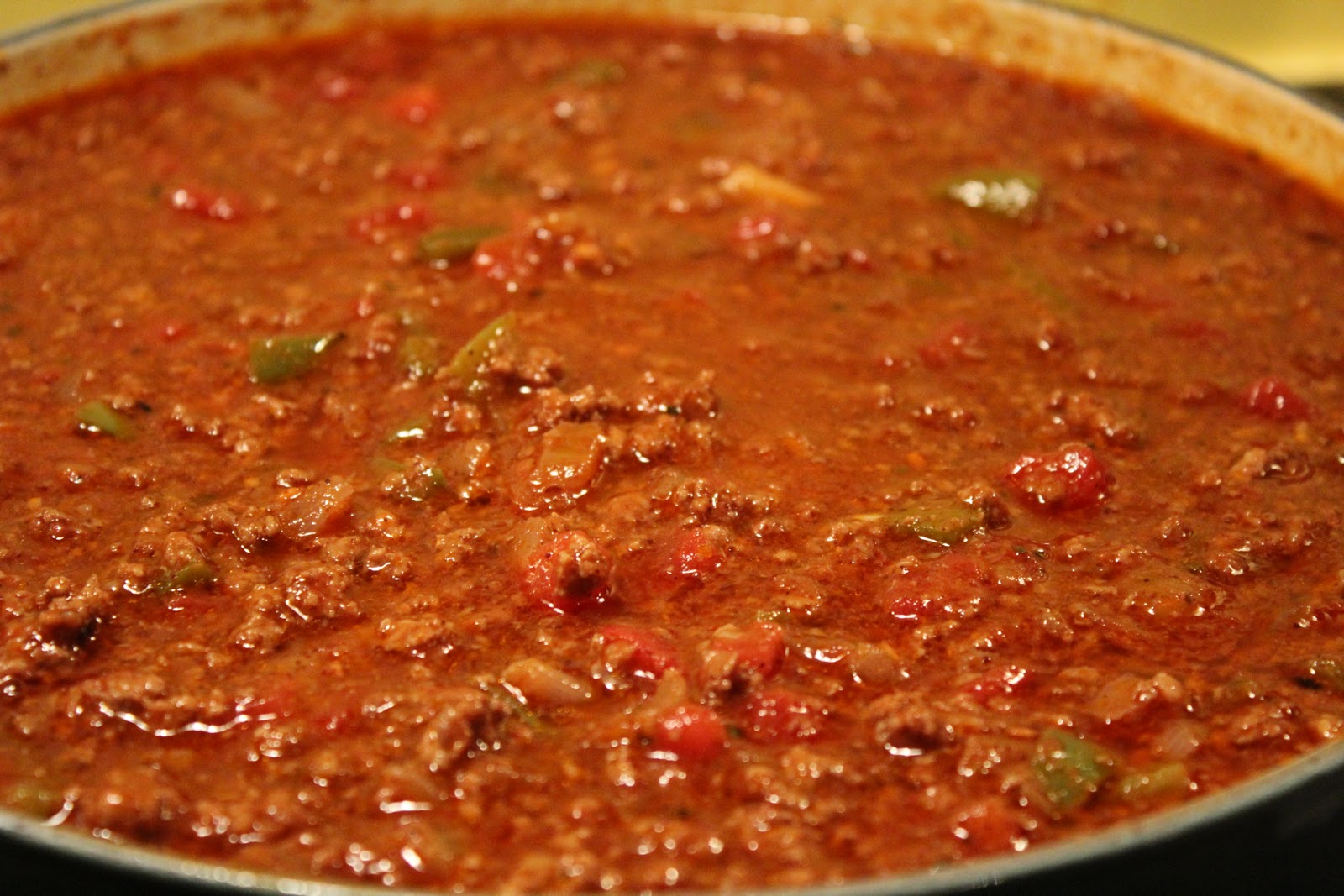Delicious Dishings: Easy No-Bean Chili
