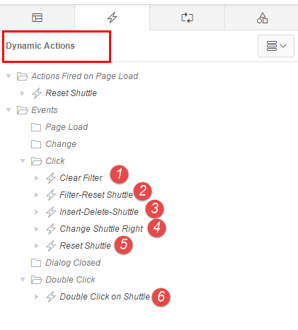 Oracle APEX Capabilities - (OAC): Super Shuttle Item