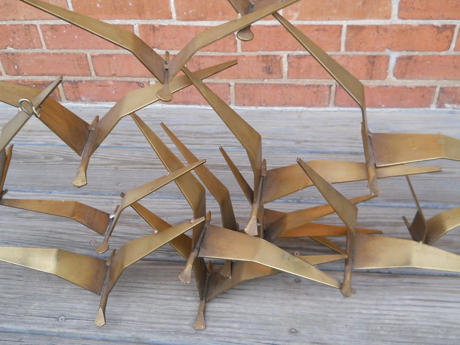 LauraGarnet: HUGE Curtis Jere Flock of Birds Seagulls Sculpture 58 ...