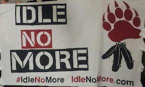 North Coast Review: Small "Idle No More" Protest at Court House