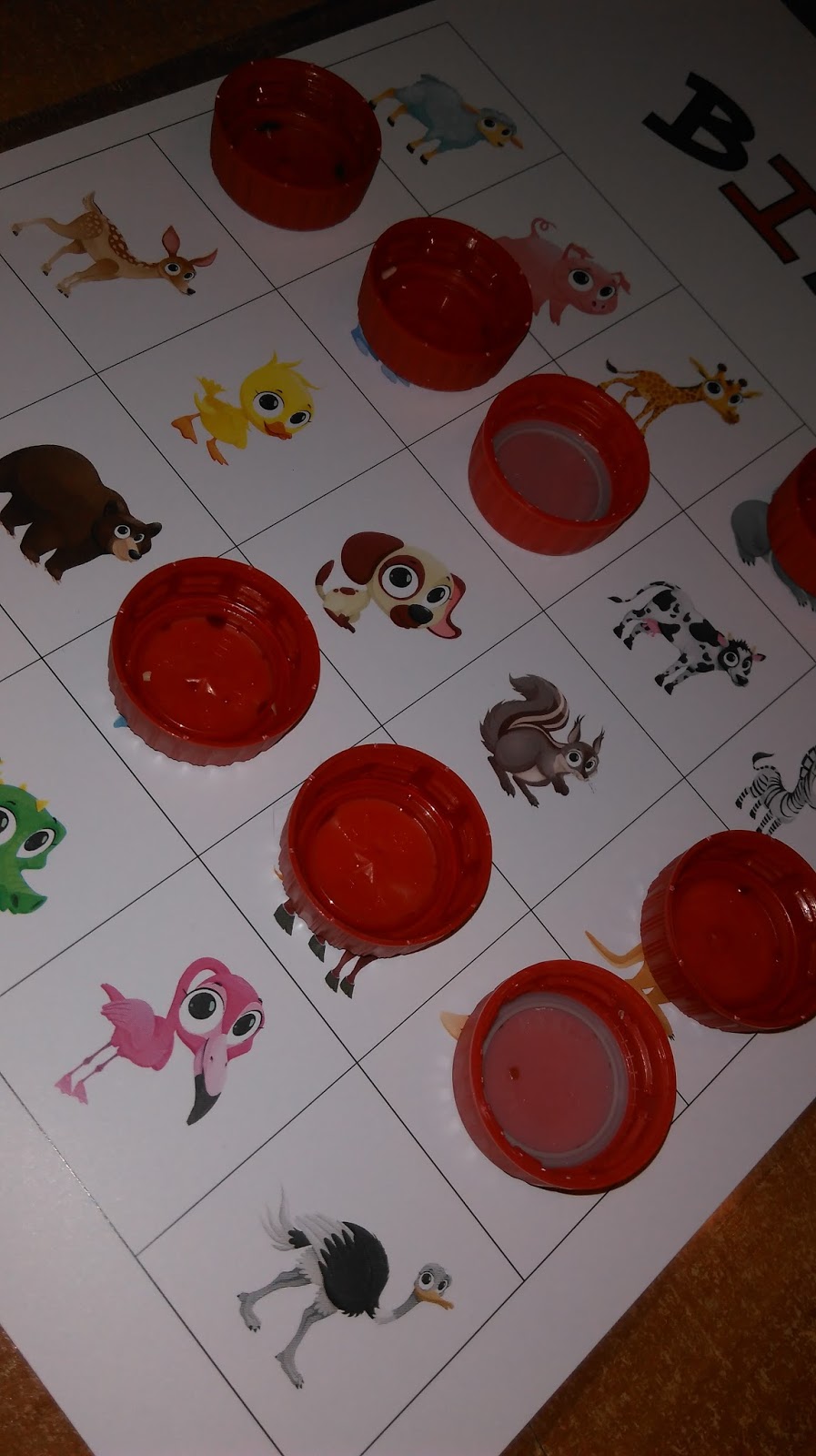 Ania mama Agnieszki: Bingo - gra dla dzieci - szablony do druku.