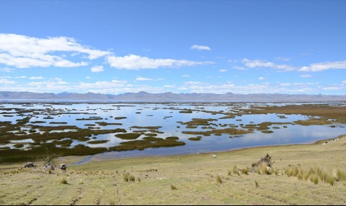 Lago de Junín en Junin