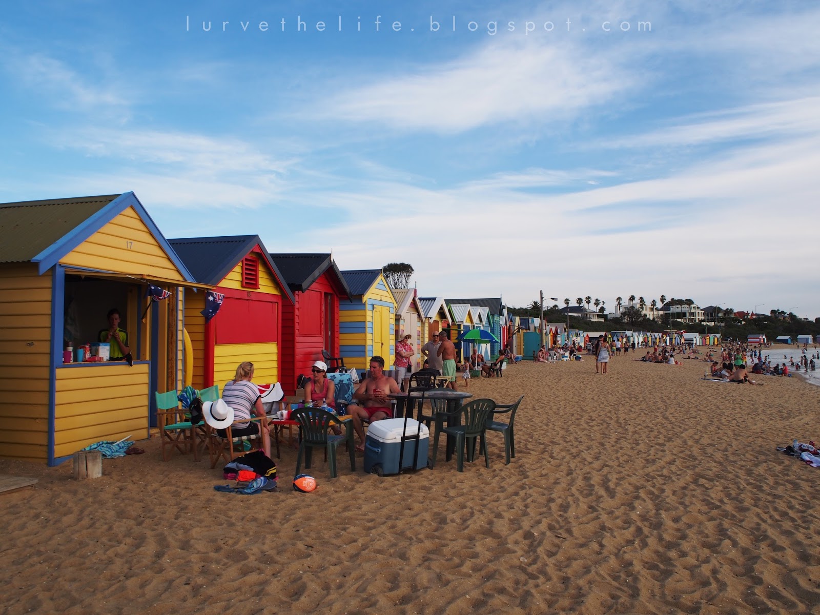lurvethelife: Brighton Beach Bathing Boxes, VIC.