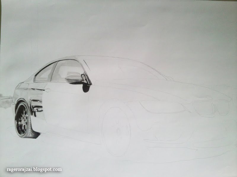 Ragero rajzai blog: BMW M3 - Grafit rajz