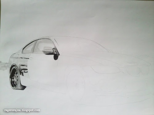 Ragero rajzai blog: BMW M3 - Grafit rajz