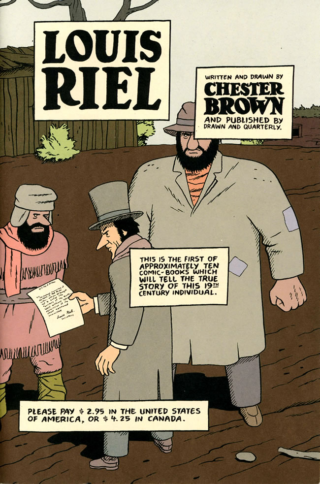 A MOMENT OF CEREBUS: Getting Riel with Chester Brown: Part One