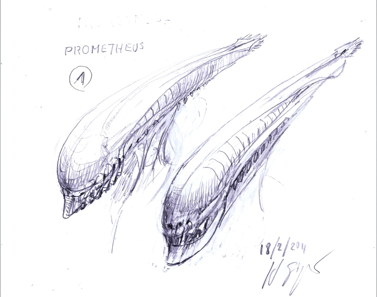 Alien Explorations: Prometheus : HR Giger's alien beasts