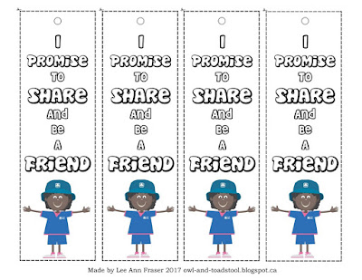 Owl & Toadstool: Promise Bookmarks for Girl Guides of Canada