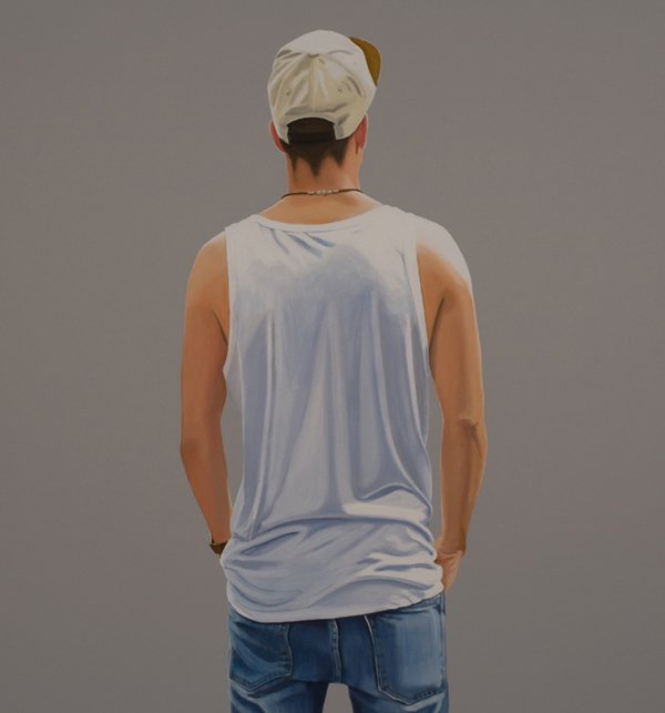 Back Portrait Paintings by Sabine Liebchen