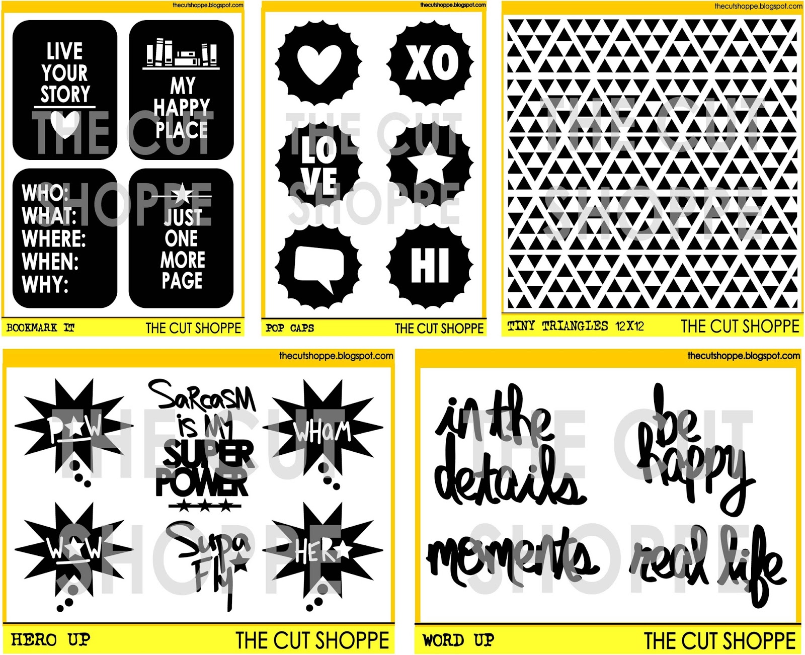 The Cut Shoppe: Real Life & New Cut Files!