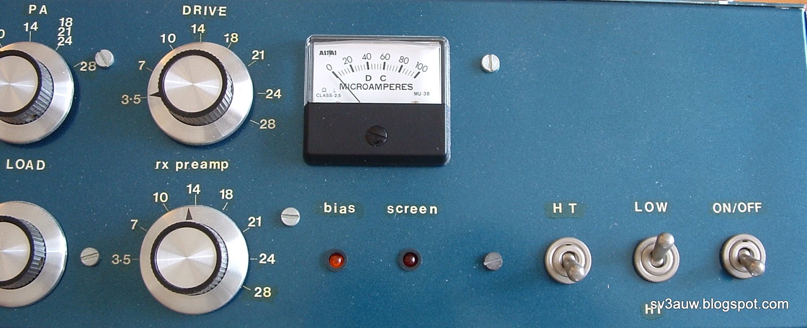 sv3auw: 2 x 6146B HF linear amplifier