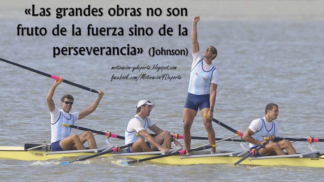 Motivación y deporte: Perseverá en todo momento