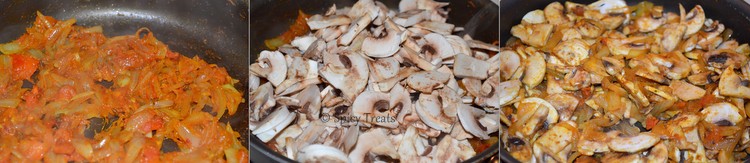 Spicy Treats: Mushroom Dosa / Mushroom Roast / Mushroom Masal Dosa
