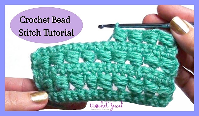 Amy's Crochet Creative Creations: How to Crochet a Bead Stitch Tutorial