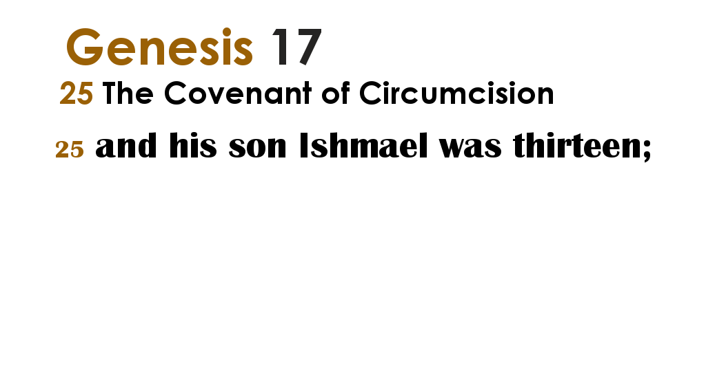Genesis 17:25 The Covenant of Circumcision - 1 million free pictures