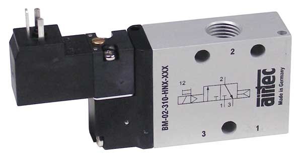 commande d'un vérin simple effet par un distributeur 3/2 - Electomecanique