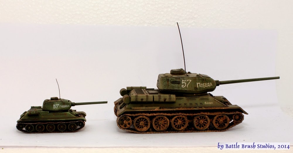 Battle Brush Studios: Review: T-34 tanks by Plastic Soldier Company