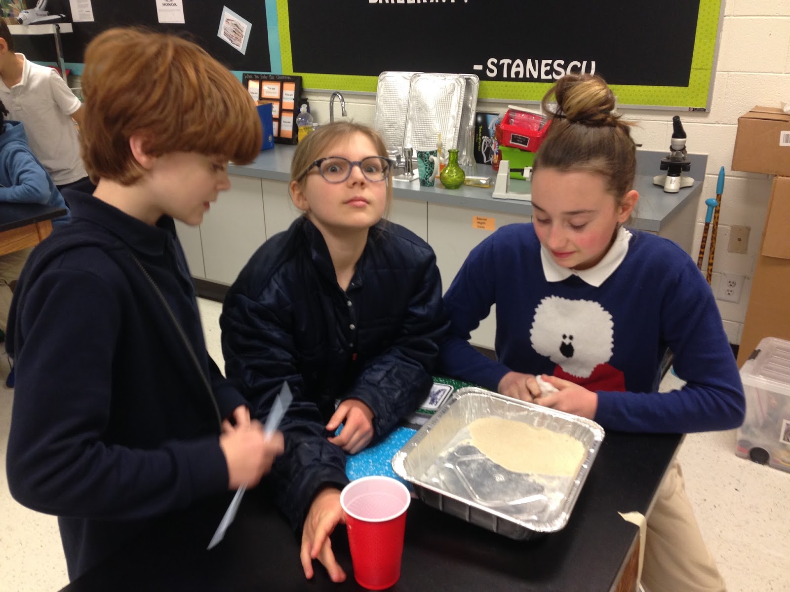 Mrs. M-G's 5th Grade: Designing levees in the STEM lab