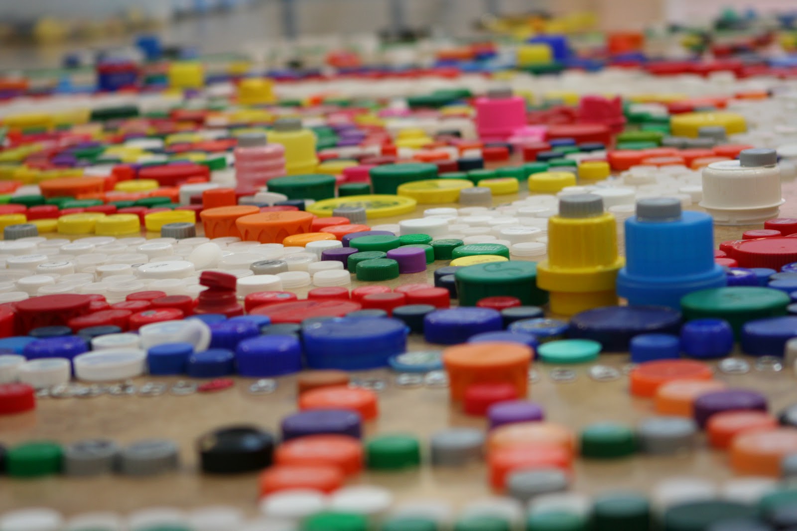 Art Project Girl: 26 Steps to Creating A Bottle Cap Installation
