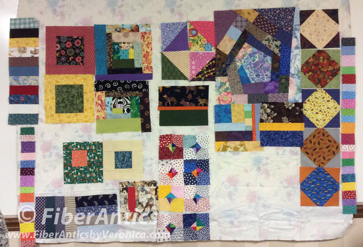 Fiber Antics by Veronica: Working with fabric scraps and "Making Do"