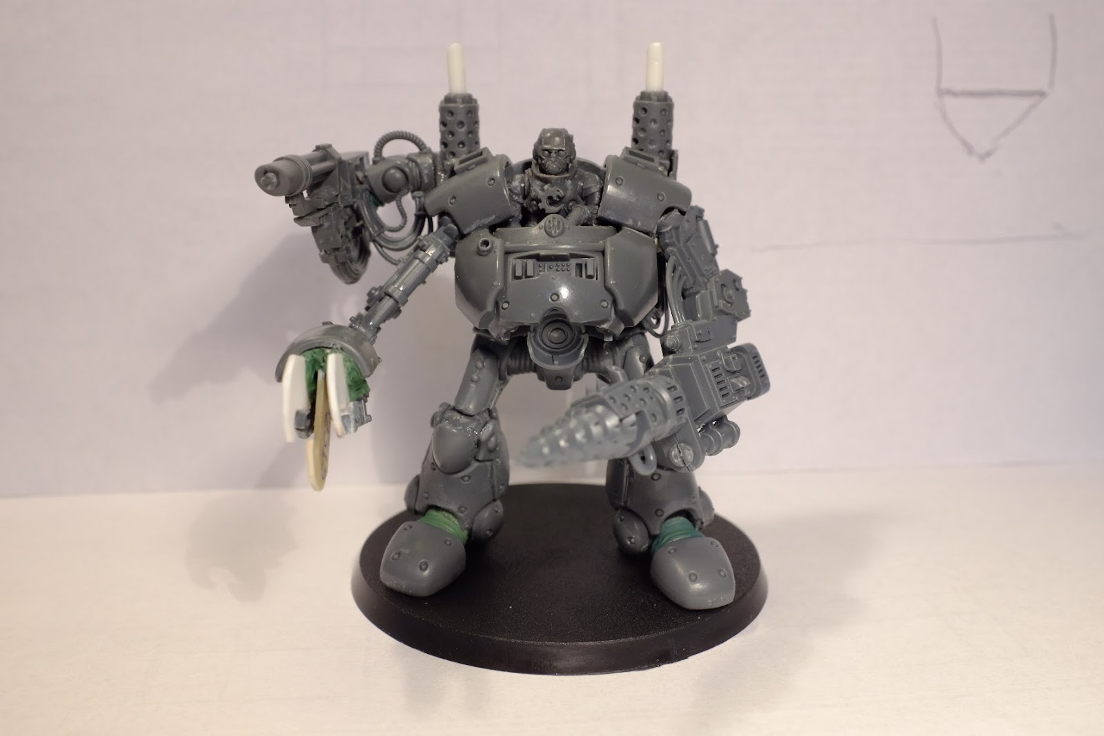 Modern Synthesist: Genestealer Cult Armoured Sentinel conversion ...