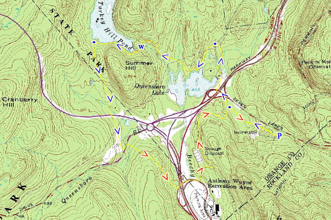 Harriman State Park Cross Country - Harriman Trail Map harriman state ...