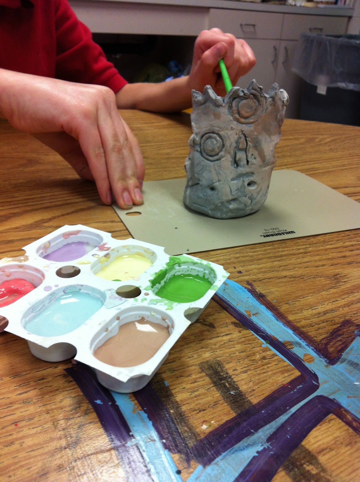 ChumleyScobey Art Room: 4th Grade: Clay Castle / Slab Vessel