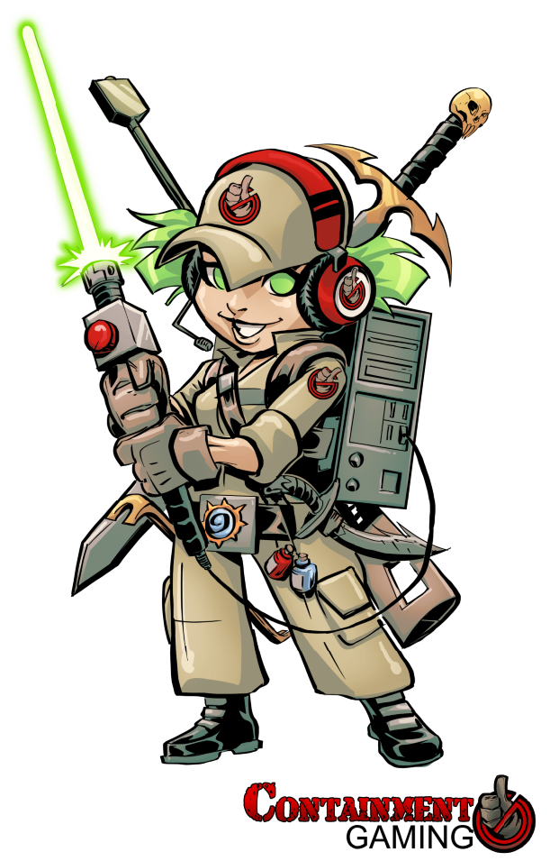 Containment Gaming Mascot and Logo | EryckWebbGraphics