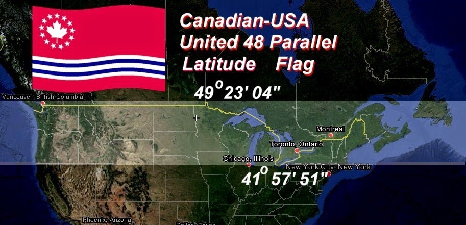 The Voice of Vexillology, Flags & Heraldry: Canadian-USA United 48 ...