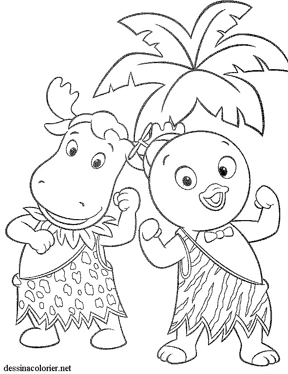 LAMINAS PARA COLOREAR - COLORING PAGES: Backyardigans para colorear
