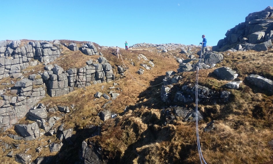 Donegal Rock Climbing. Unique Ascent: Ireland's Highest Tyrolean Traverse