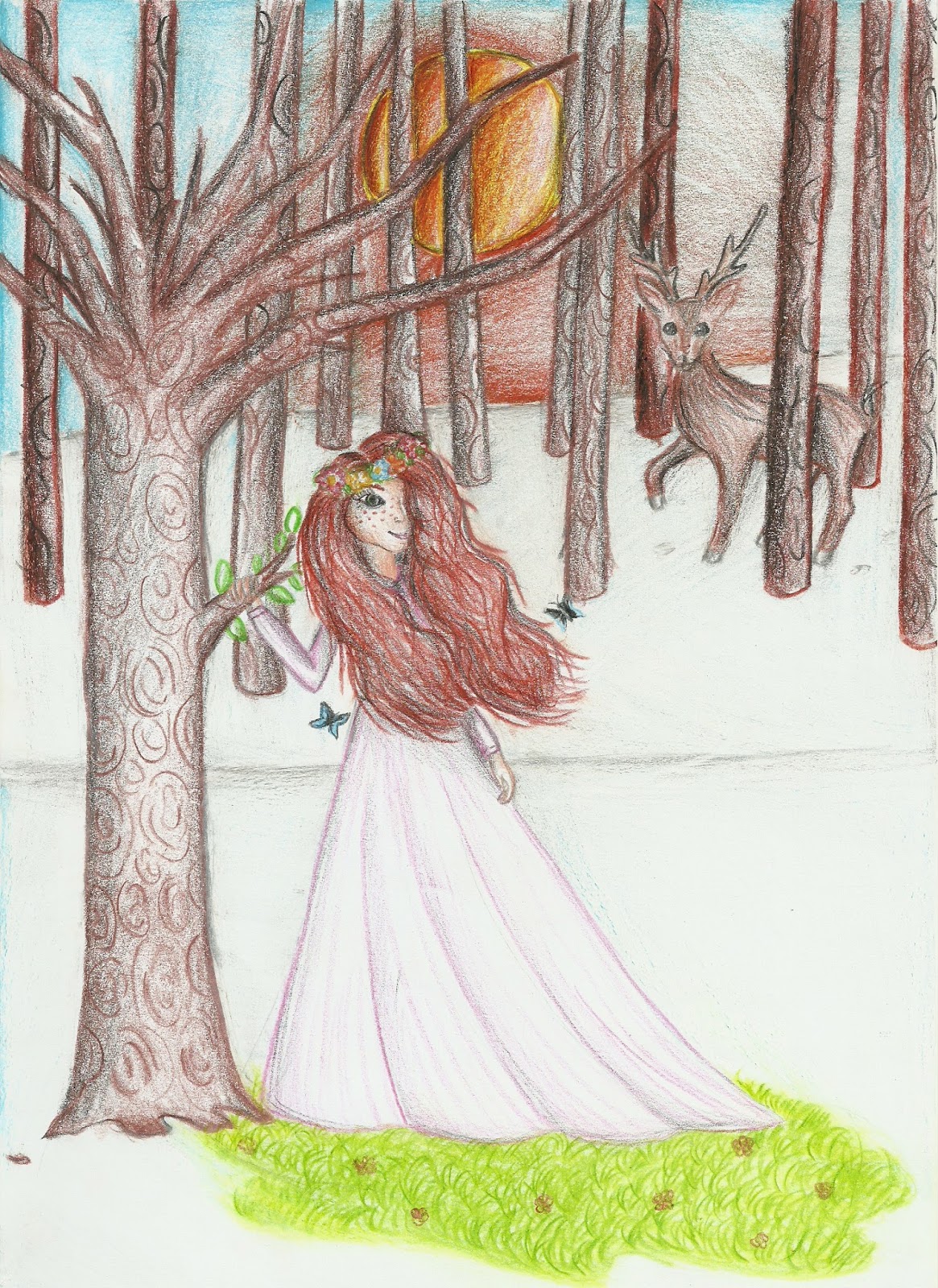 Small Creative World: Wiosna - Rysunek