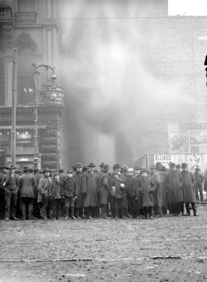 Disasterous History: The Iroquois Theater Fire. Fireproof Firetrap ...