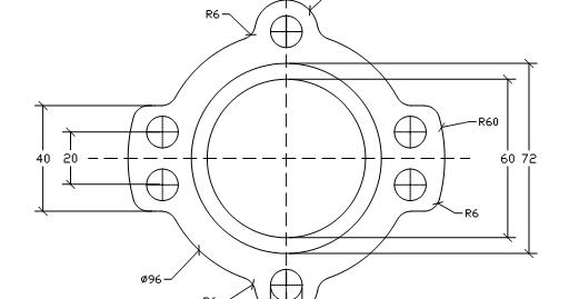 Membuat Gambar Teknik Mesin 2D Dengan Autocad 2007 - BorneoAutocad