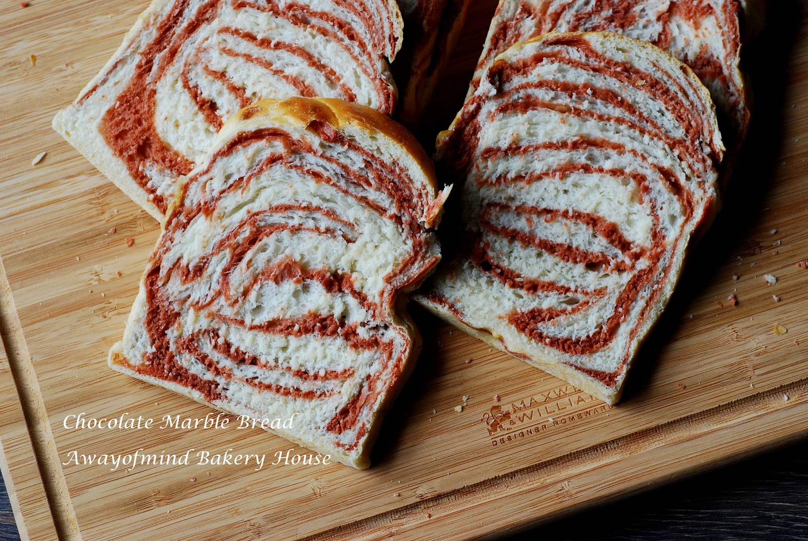 Awayofmind Bakery House: Chocolate Marble Bread 大理石面包