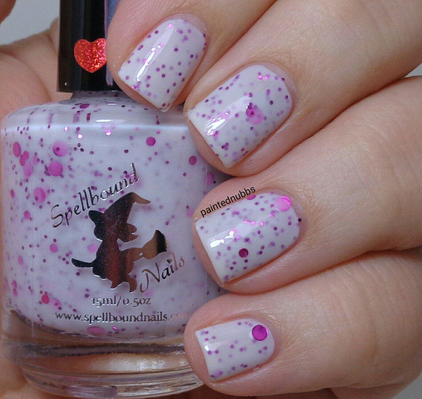 Painted Nubbs: Spellbound Nails Be My Valentine Trio Swatch & Review