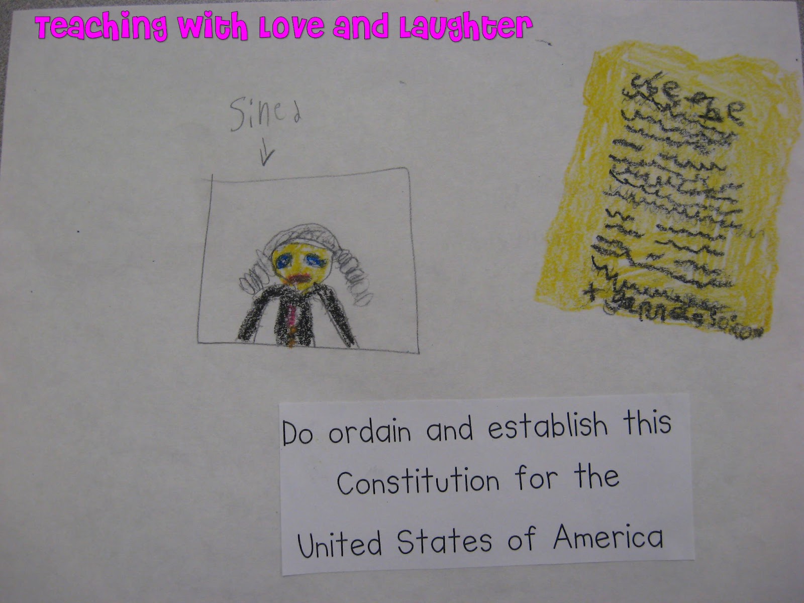 Teaching With Love and Laughter: American Flag Cut and Paste Activity ...