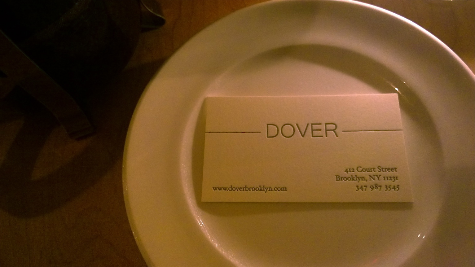 DOVER - e a t e r y R O W