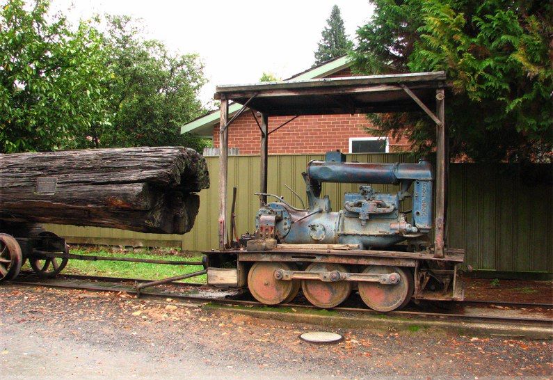 transpress nz: Fordson rail logging tractor, Victoria, Australia