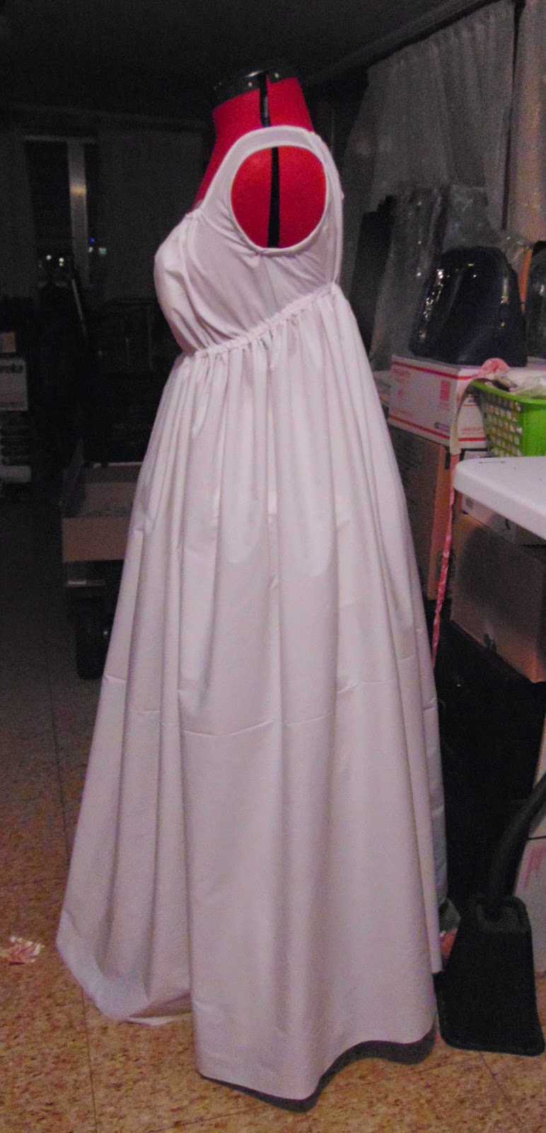 The Antique Sewist: 1795 Open Robe & Gown - Construction pt.I