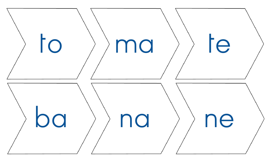 Bonjour Maitresse !: Puzzle des mots de 3 syllabes