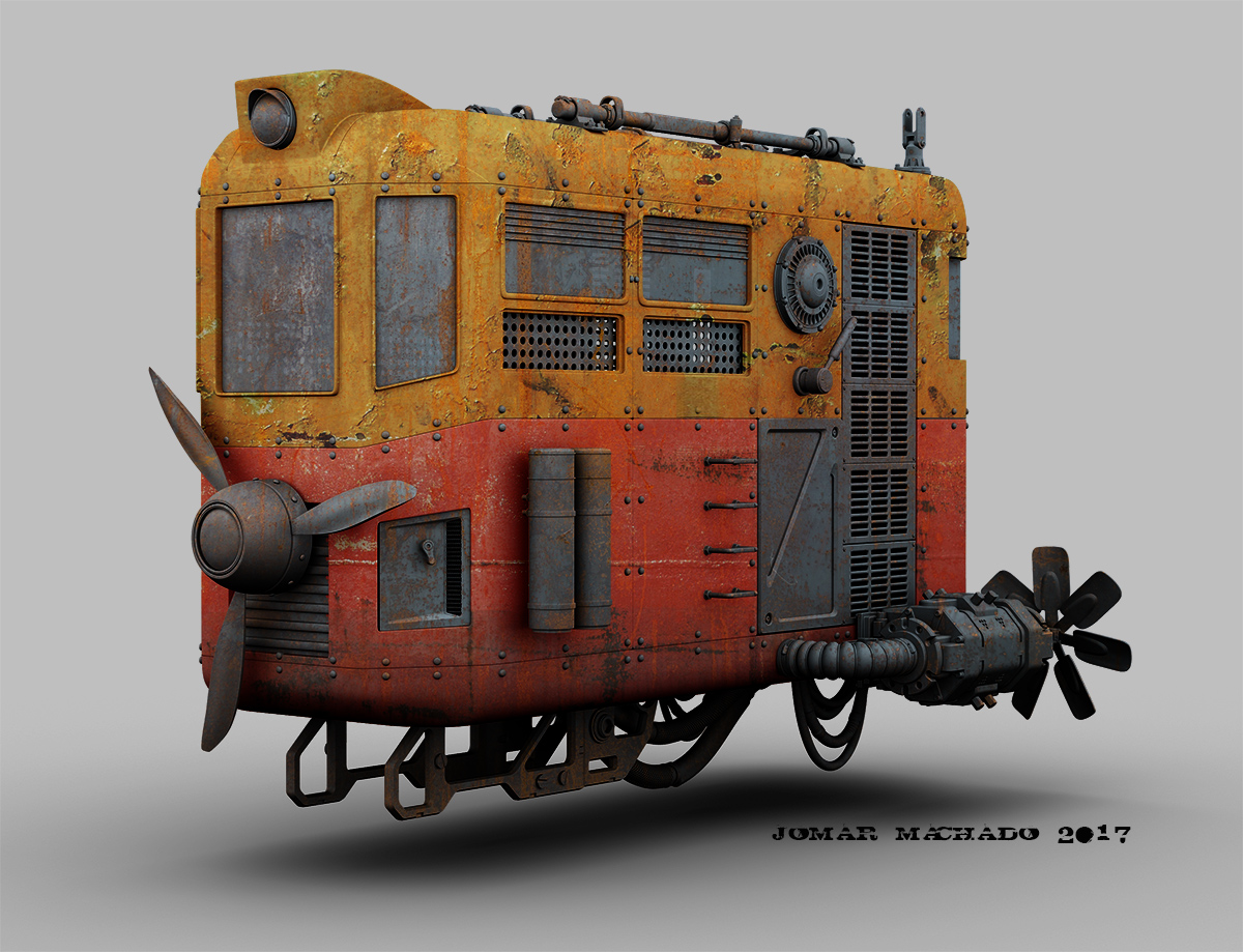 MY WORKS: An old hover tram...