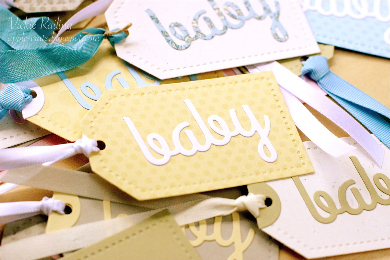 The Apple Crate: Baby Tags