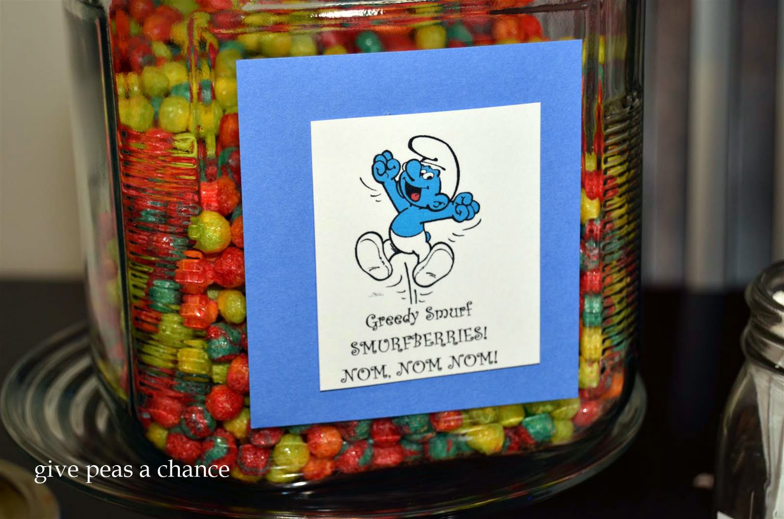 Give Peas a Chance: Smurfday Party