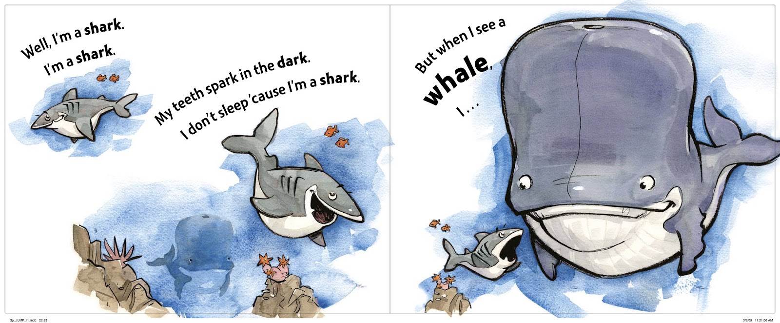 Scott M. Fischer Evolving Easel: JUMP!- Process: Children's book stages