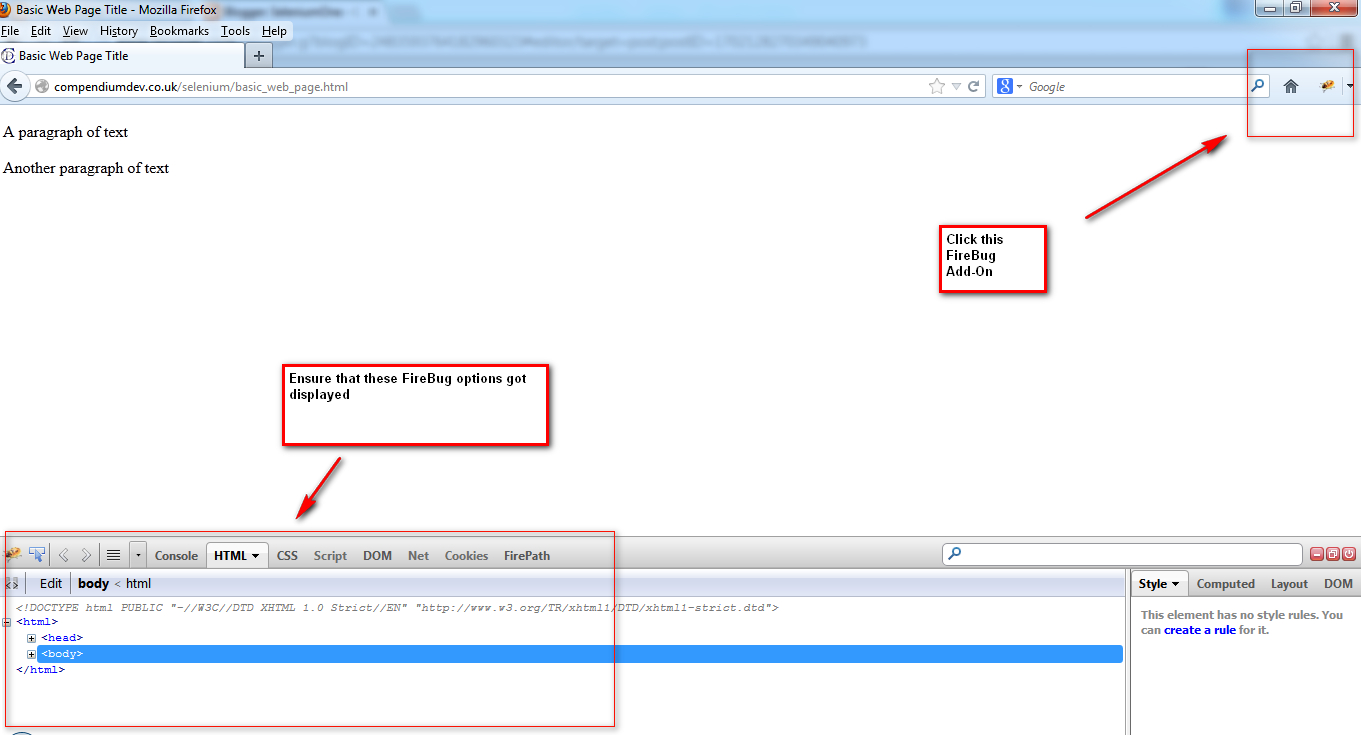 Selenium By Arun 358 Absolute Css Selector Path
