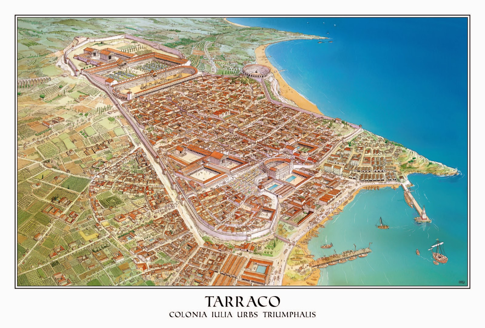 Laboratorio friki: Recursos: Mapa de Tárraco romana