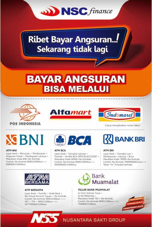 Nsc Finance Majapahit Semarang: Cara mudah pembayaran Nsc Finance via ...