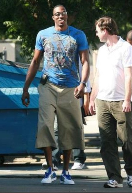 The Basketball Machine: Dwight Howard is too tall for normal pants.